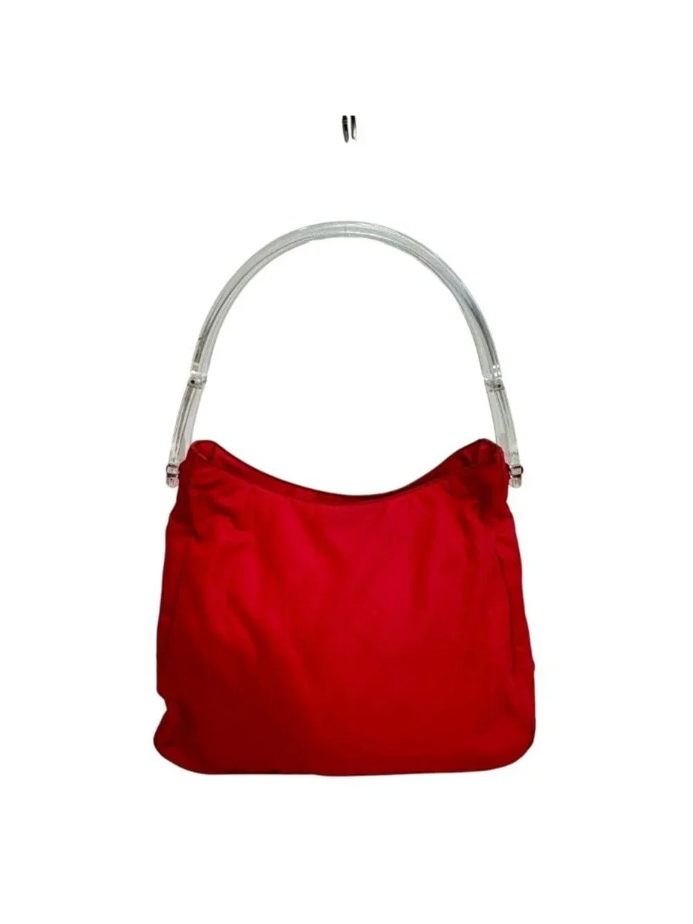 Prada | Bags | Prada Handle Shoulder Bag Side Logo | Poshmark